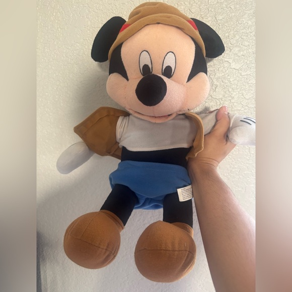 Disney | Toys | Disney Disneyland Park Mickey Mouse Plush Fisherman ...